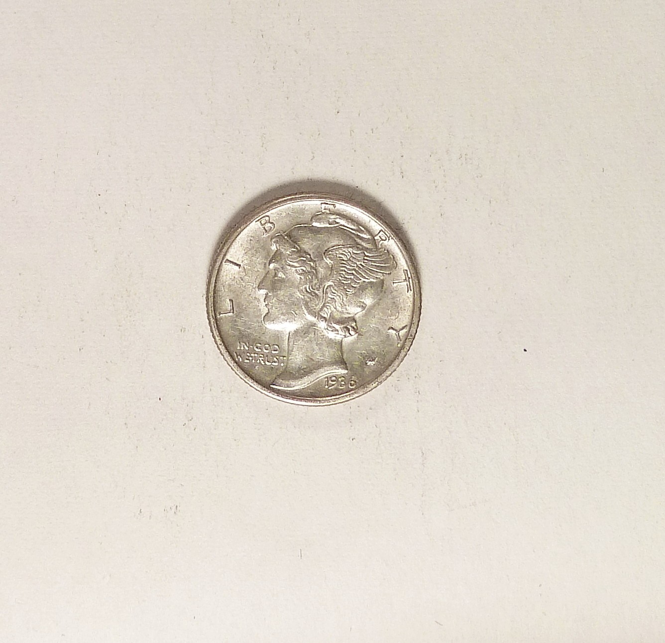 1936-S Mercury Silver Dime grades AU, Lustrous, Light Toning & Well ...