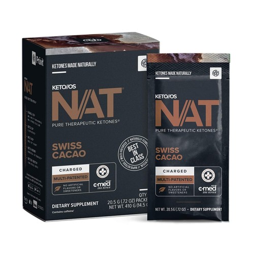 Pruvit Keto OS MAX NAT Ketones - Swiss Cacao CHARGED - 20 Packets NEW ...