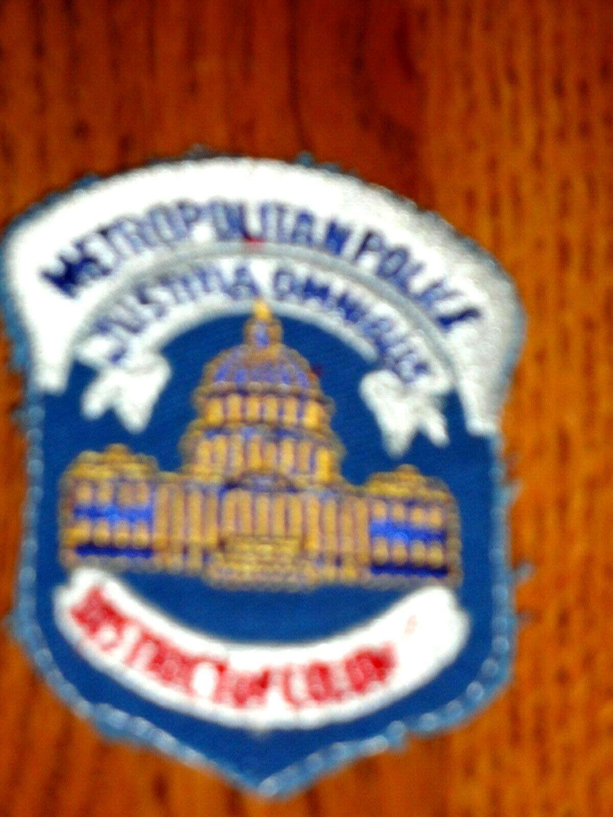 Metropolitan Police District Of Columbia "Justitia Omnibus" Sewing ...