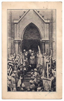 Polish General Orlicz-Dreszer at Church St. Stanislawa New York 1931 ...
