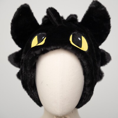 How to Train Your Dragon furry hat, Toothless cosplay hat, Toothless ...