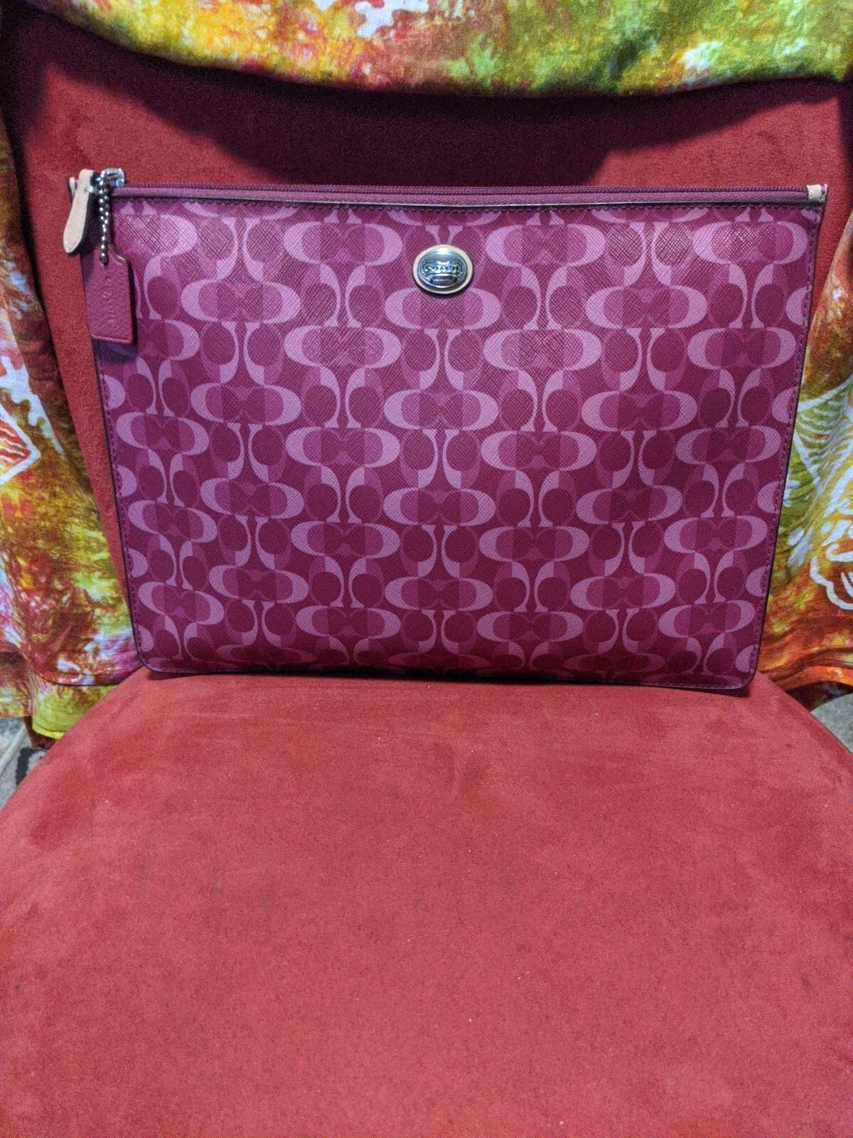 🌺COACH F67516 PEYTON DREAM C BORDEAUX TECH iPad/TABL… - Gem