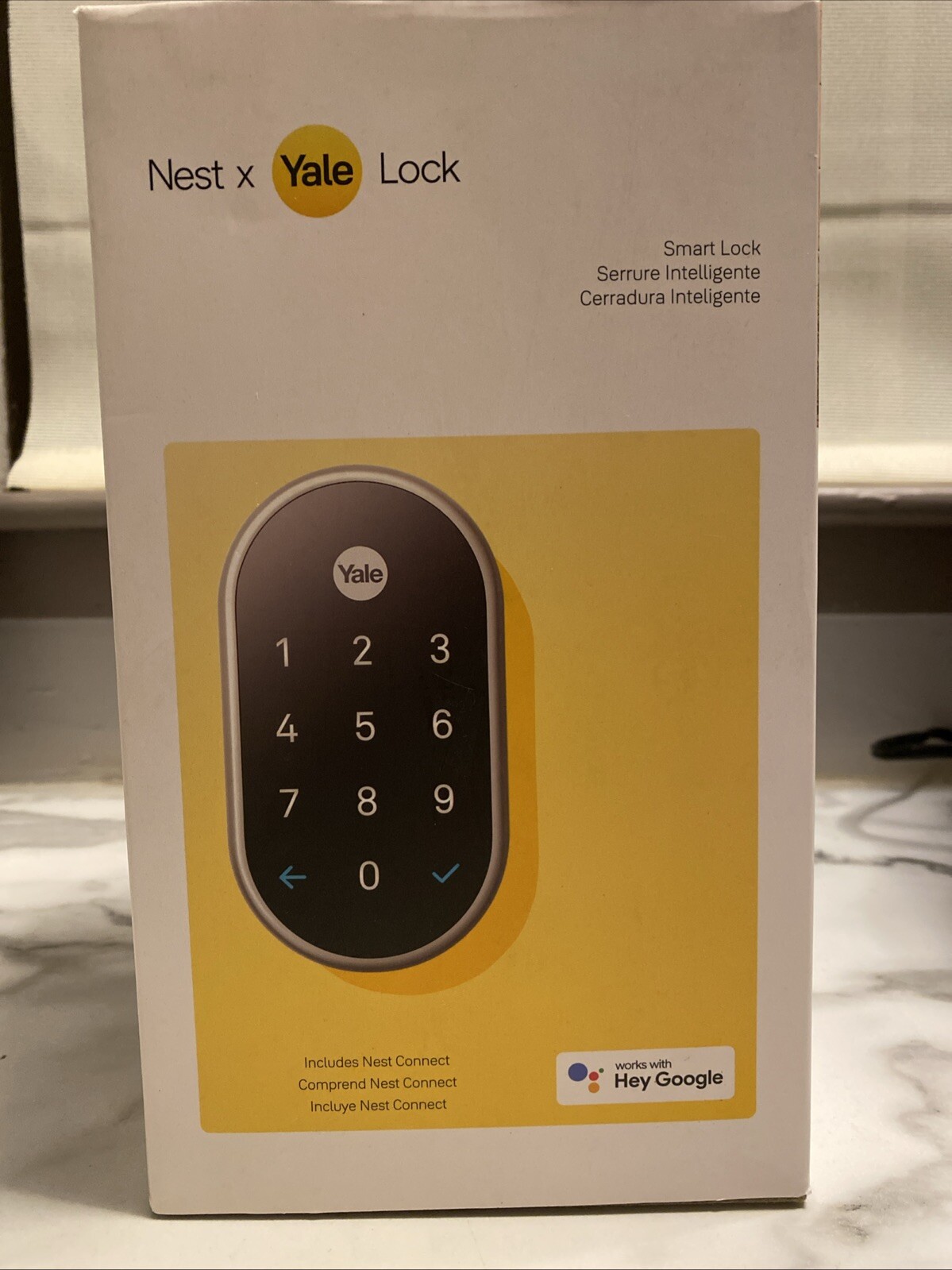 Nest x Yale RB-YRD540-WV-619 Smart Lock with Nest Connect - Satin ...