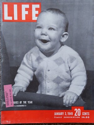 Life magazine January 3rd, 1949, cover sheet only. Famous Babies of the ...