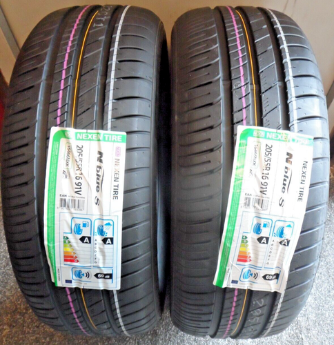2 X 205 55 16 Nexen NBlue S AO 205/55R16 2055516 Lifetime Warranty ...