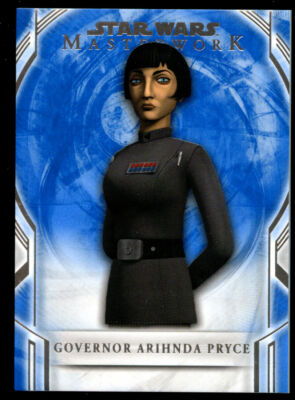 Governor Arihnda Pryce #43 Topps 2018 Star Wars Masterwork Blue Trading ...