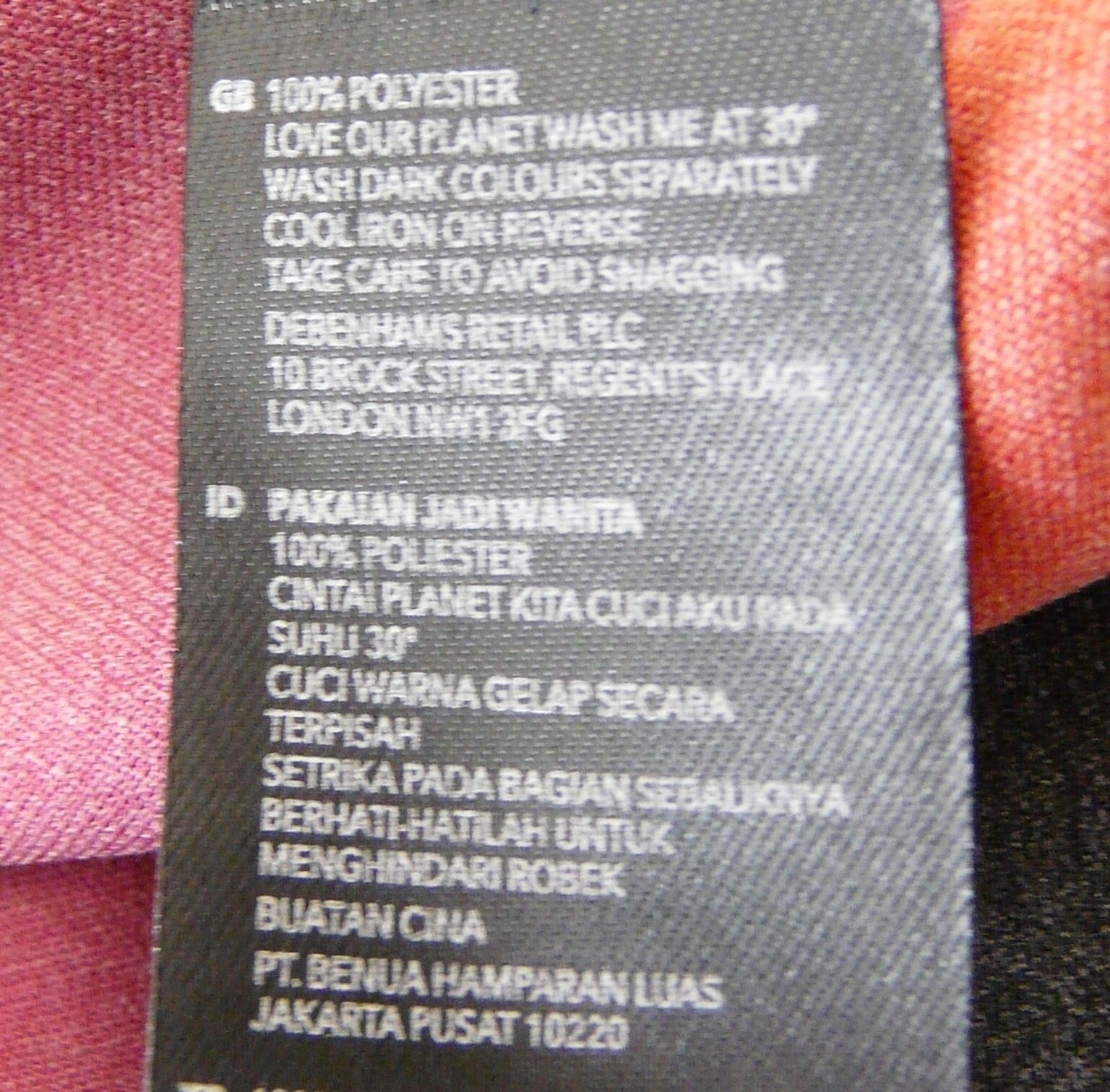 Principles Ben De Lisi Red Black Geometric Shift Dres… - Gem