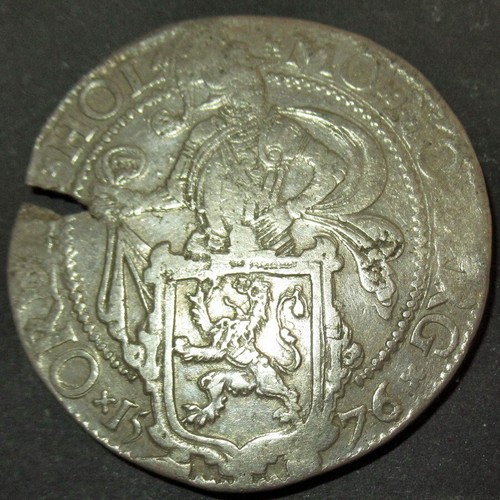 First Silver Dollar 1576 Dutch Colonial Holland mint 450 years old ...