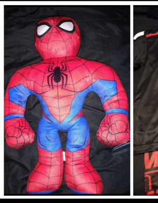 Two sided Spiderman/Venom stuff figure | eBay