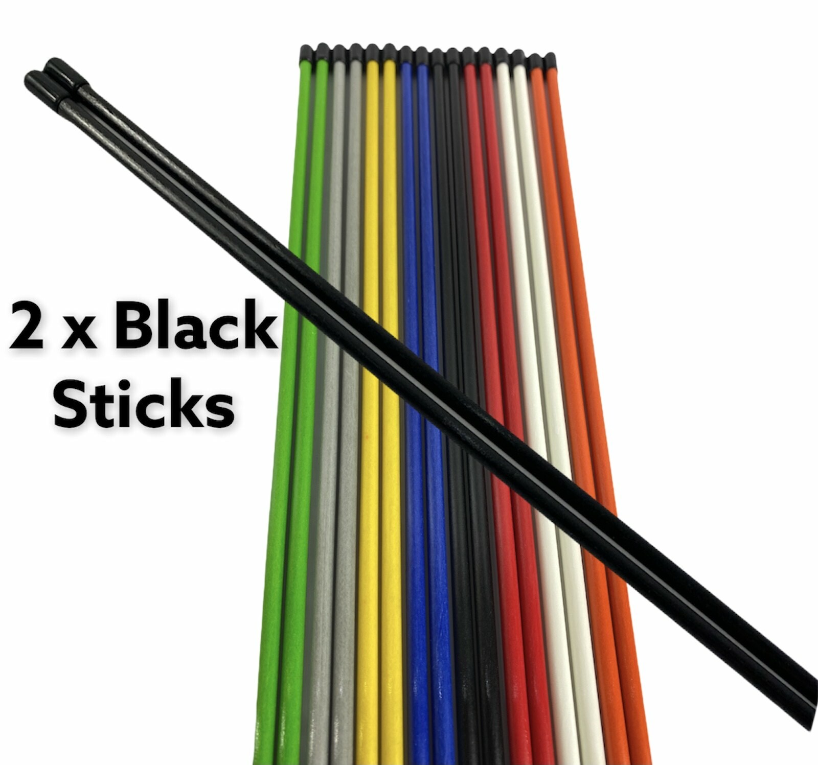 Golf Alignment Sticks 8 Different Colors To Choose (2 or 6 sticks ...