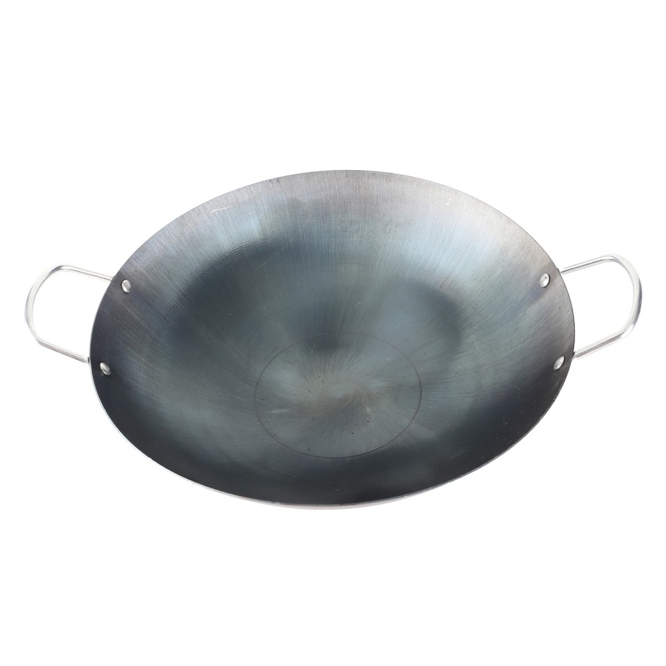 Cast Iron Frying Pan Thickened Easy To Clean Double Handle Cooking Pan ...