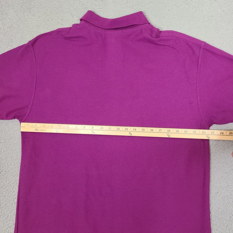 Vintage West Virginia Screen Mates Men’s Polo Shirt Large Purple Made ...