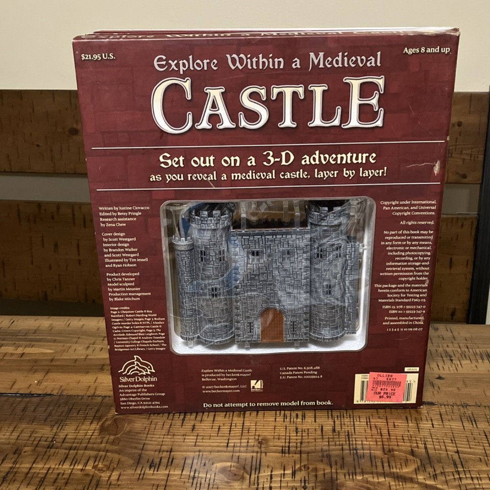 Silver Dolphin Explore Within a Medieval Castle Activity Book 3D Model ...