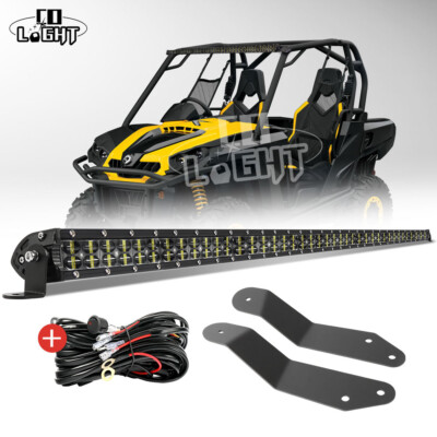 For Can-Am COMMANDER 1000 800 42'' LED Light Bar Upper Roof Mount ...