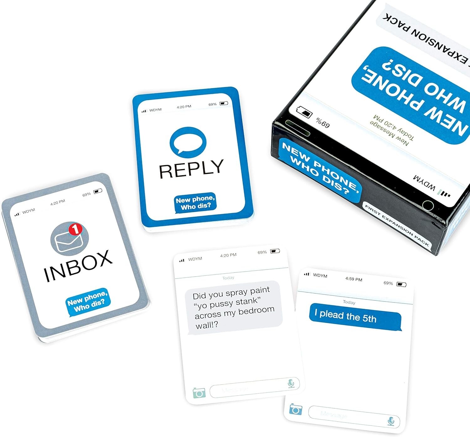 New Phone Who Dis? Card Game First Expansion by What Do You Meme [Party ...