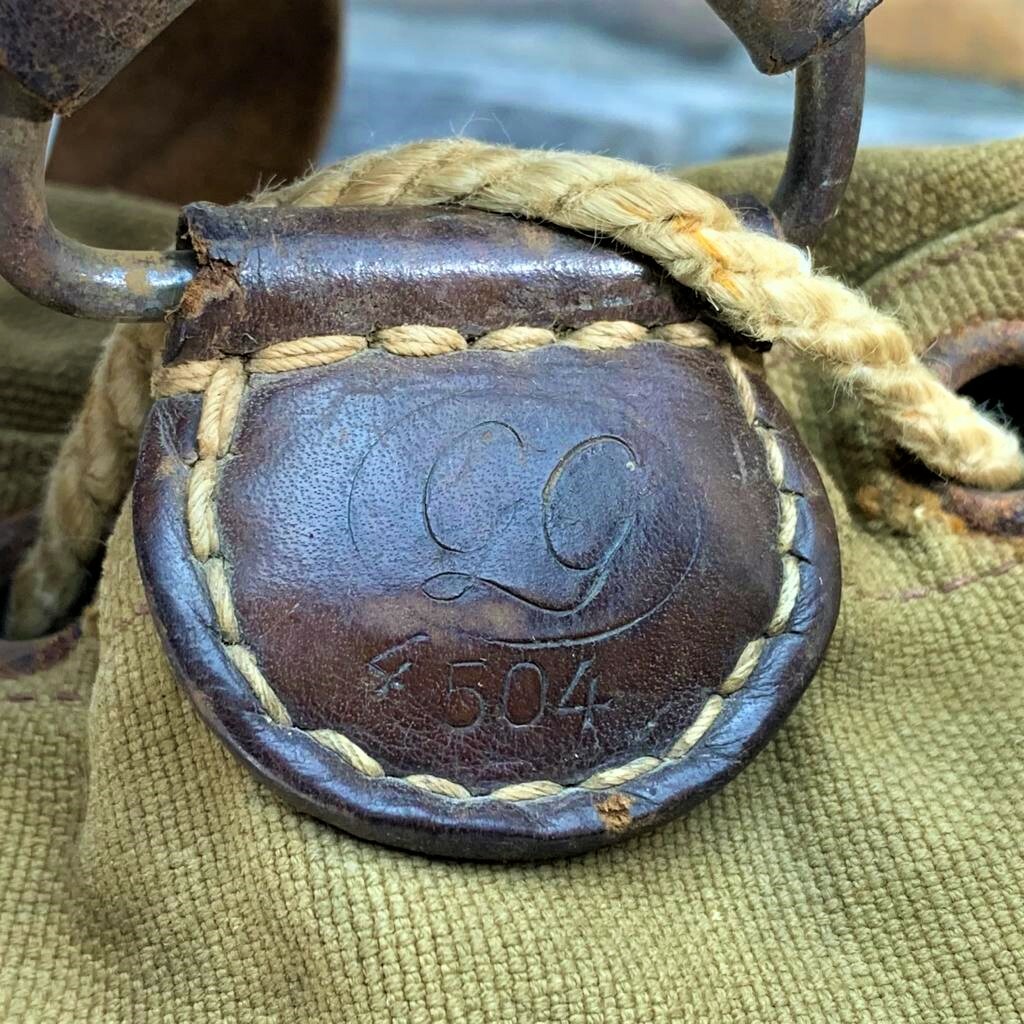 WW2 German Backpack Canvas Wehrmacht Tropical Rucksack Marked | eBay