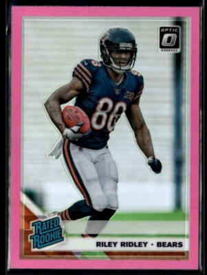 2019 Donruss Optic Pink Holo Riley Ridley Rookie Chicago Bears #186 | eBay