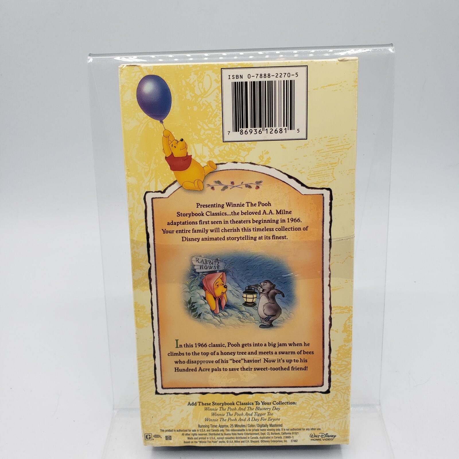 Winnie the Pooh and the Honey Tree (VHS, 2000) for sale online | eBay