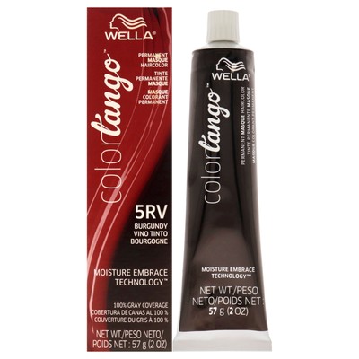Wella Color Tango Permanent Hair Color - 5RV Burgundy by Wella for ...