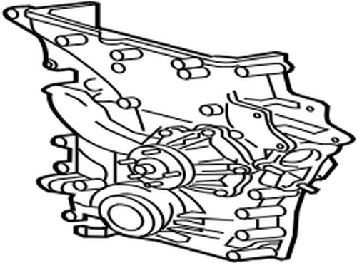 11310-75074 Toyota Cover sub-assy, timing chain or belt 1131075074, New ...