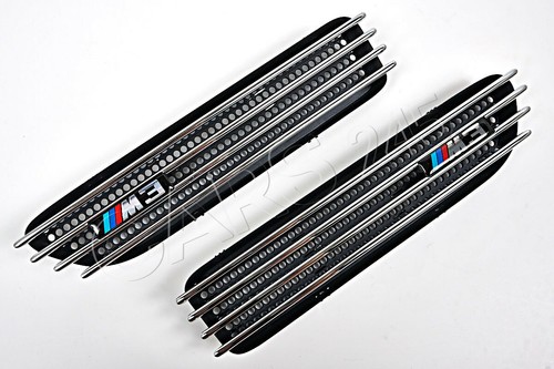 BMW M3 E46 2001-2006 Front PAIR Wing Trims Grills Fenders Side Panel ...