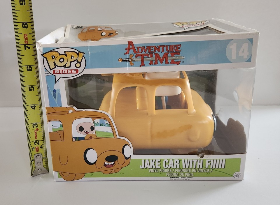 Funko Pop! Rides Adventure Time Jake Car With Finn #14 Vinyl Figure | eBay