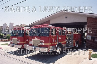 Fire Apparatus Slide 1999 CA LACOFD Duarte 1995 KME Engine 44 E244 Sta ...