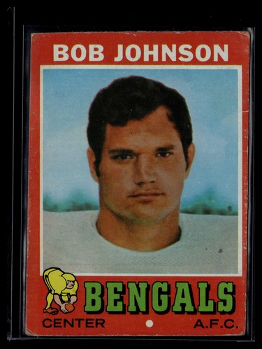 1971 Topps #208 Bob Johnson C Bengals | eBay