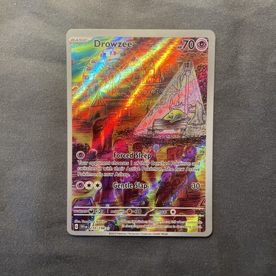 Pokemon Drowzee Ir 210 198 Scarlet And Violet Base Set Holo Illustration