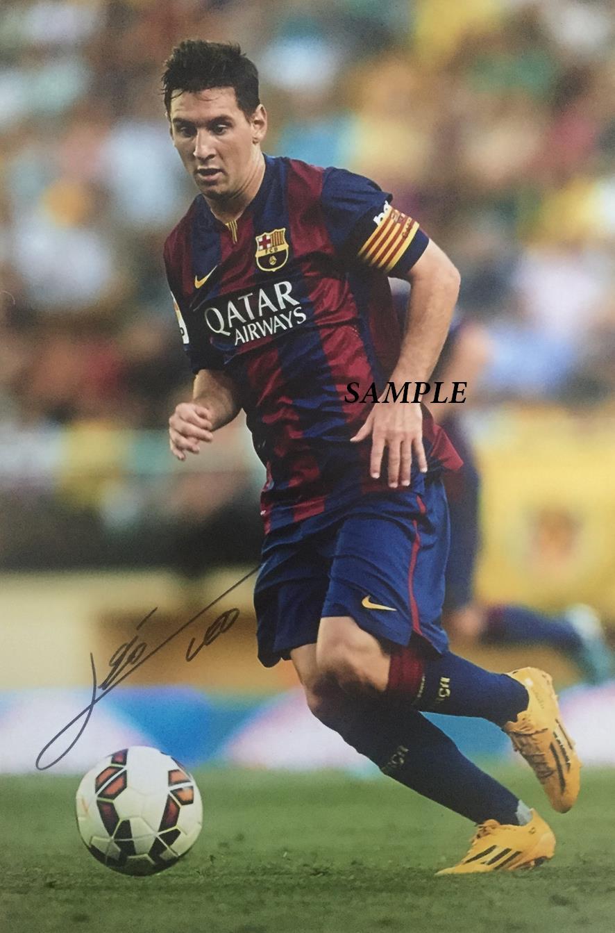 LIONEL MESSI #1 REPRINT AUTOGRAPHED 8X10 SIGNED PICTURE PHOTO SOCCER ...
