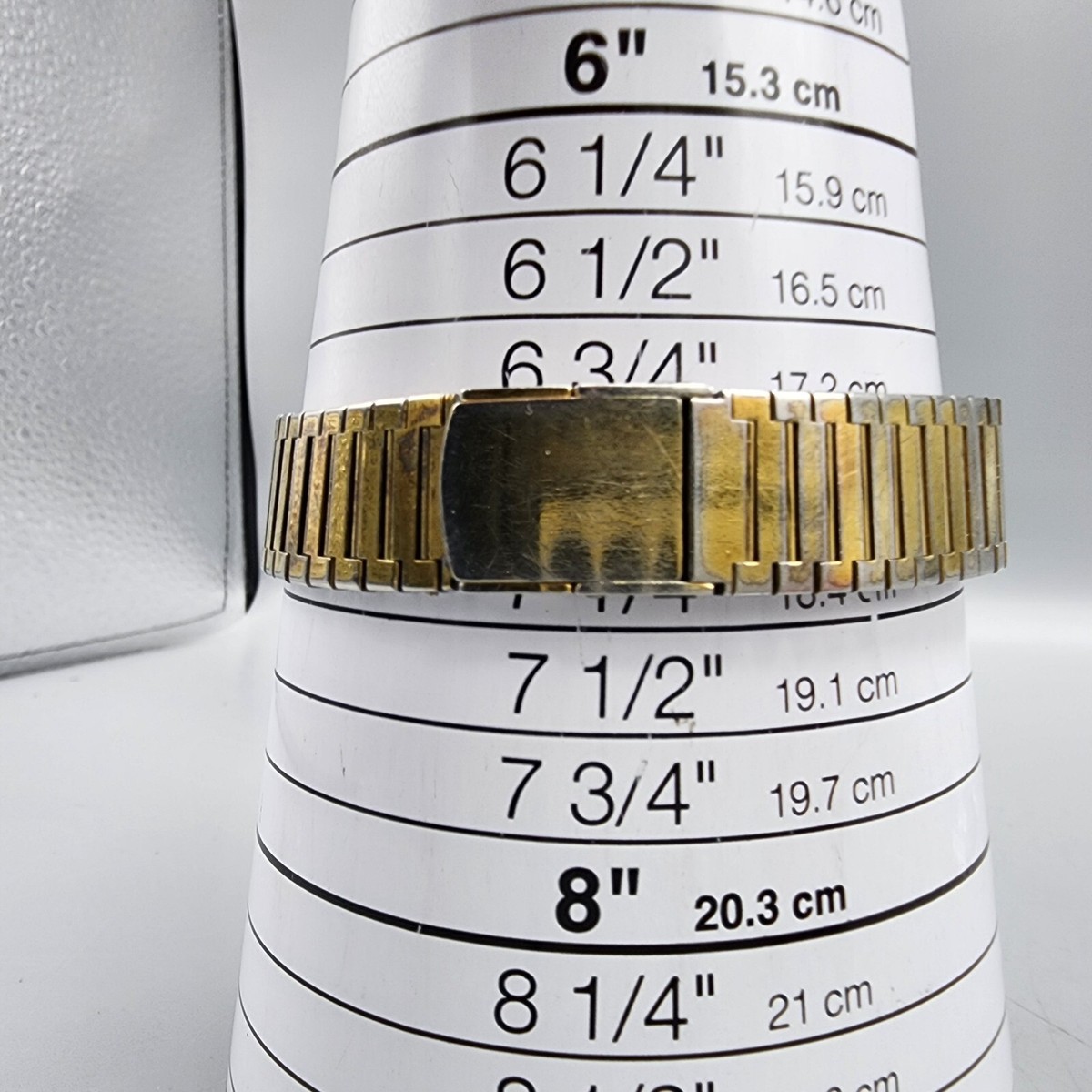 VTG Seiko Lassale Watch Men 28mm Gold Dail Gold Tone Date VTG Seiko Lassale Watch Men 28mm Gold Dail Gold Tone Date