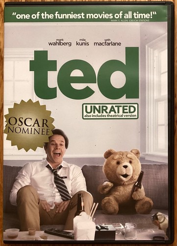 Ted DVD with Mark Wahlberg, Mila Kunis, Seth MacFarlane, Joel McHale ...
