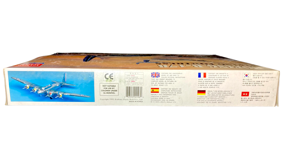 Original 1991 Academy 2106 Boeing B-17B Flying Fortress 1/72 Model ...