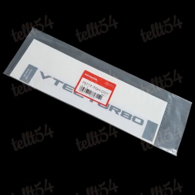 FOR GENUINE HONDA CDM VTEC TURBO WINDOW DECAL STICKER CIVIC TYPE R FK8 ...