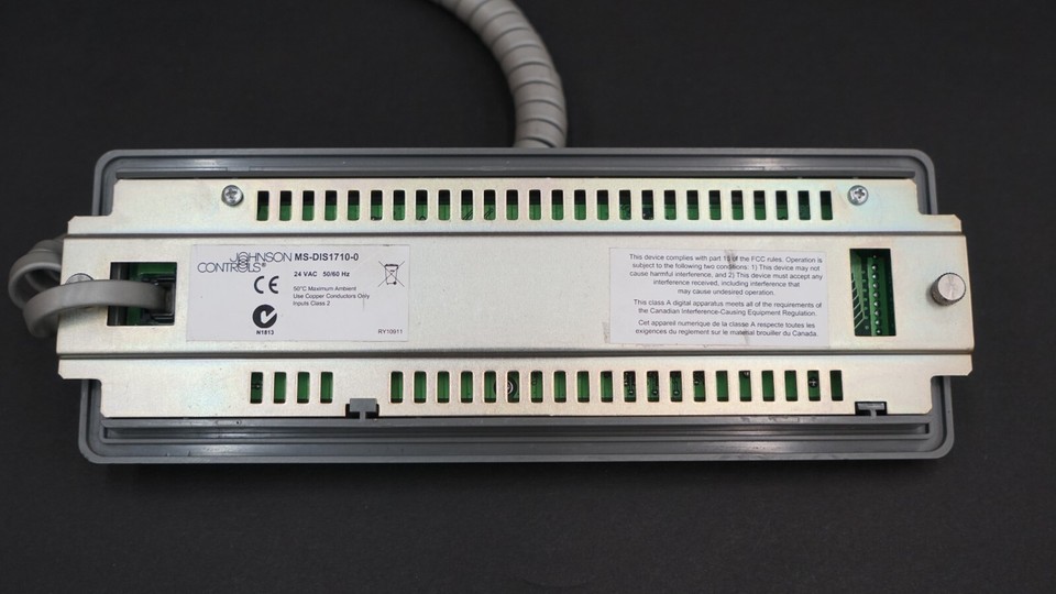 JOHNSON CONTROLS MS-DIS1710-0 Remote Panel Display 24VDC | eBay