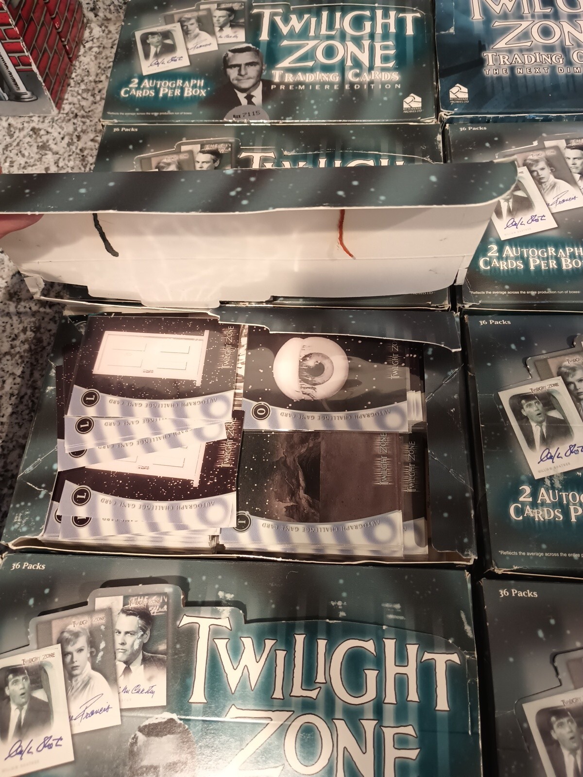 1999 TWILIGHT ZONE PREMIERE EDITION TRADING CARD BOXES LOT OF 12 | eBay