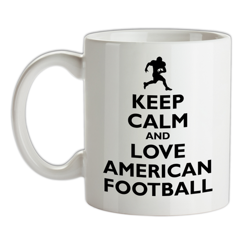 Keep Calm E Ama Il Football Americano Mug - NFL - Pro Bowl - Super Bowl ...