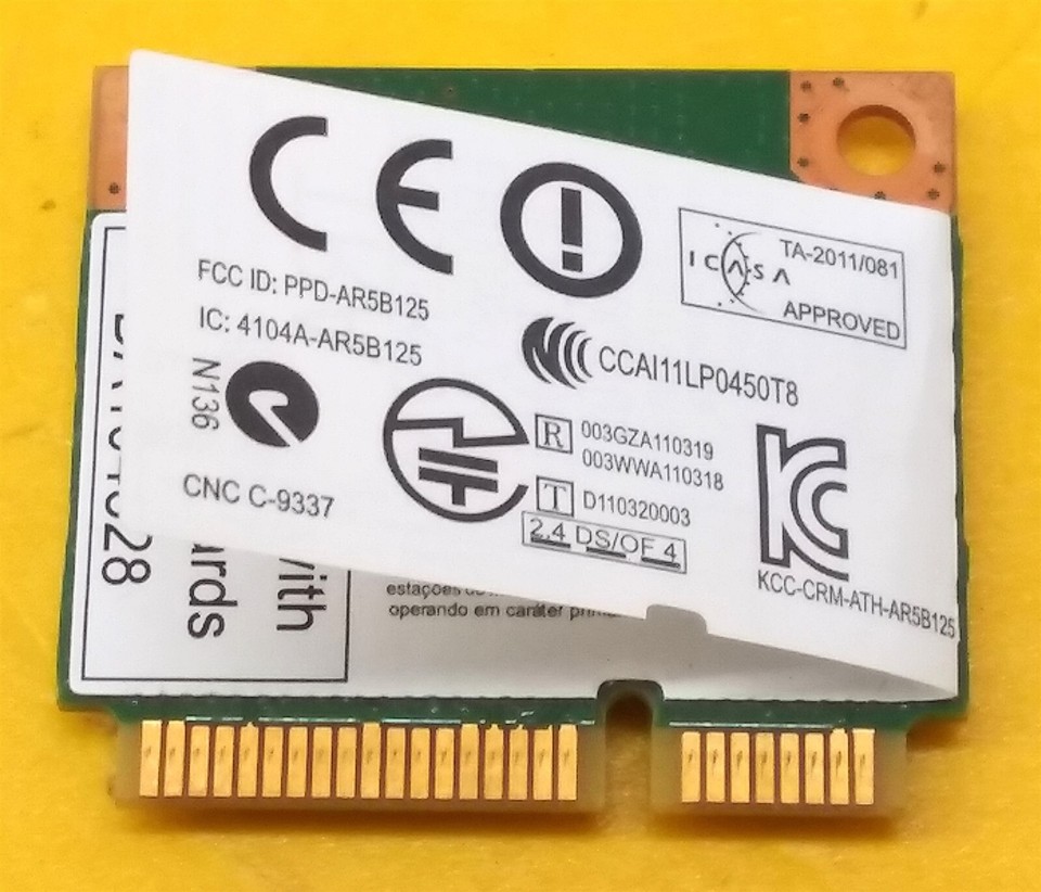 ⭐️⭐️⭐️⭐️⭐️ Laptop Wifi Module Wireless Card Adapter Gateway Q5WTC | eBay