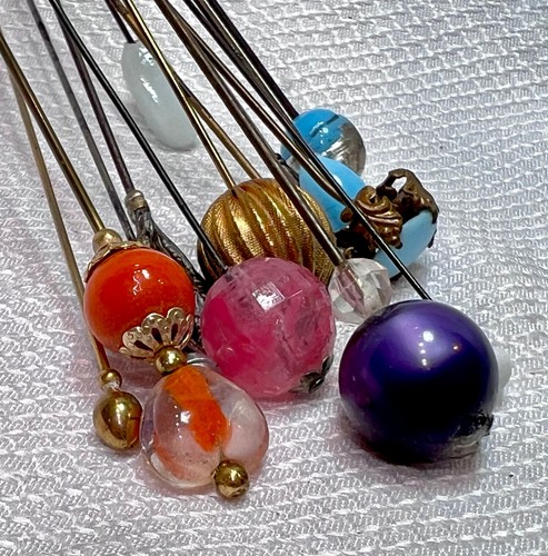 Antique Vintage Victorian Art Deco Hat Stick Pin Lapel Fashion Jewelry ...