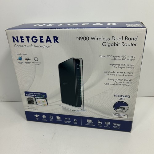 NETGEAR N900 Wireless Dual Band Gigabit Router - WNDR4500v2 NEW IN BOX ...