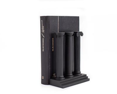 Architectural Bookend Columns Black edition | eBay