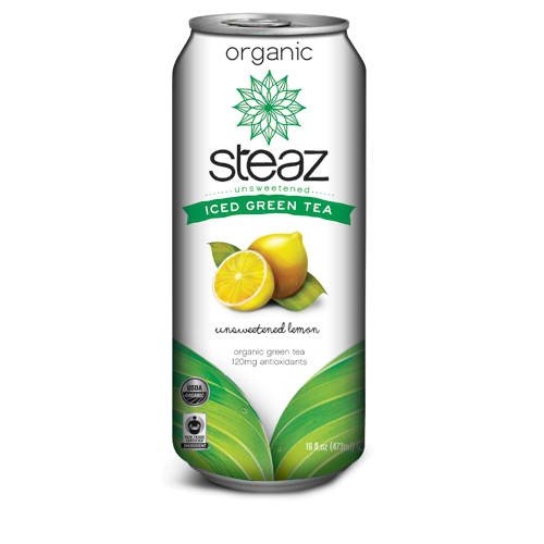 Steaz Unsweetened Green Tea With Lemon Organic Iced Teaz 16 Ounce 12 ...