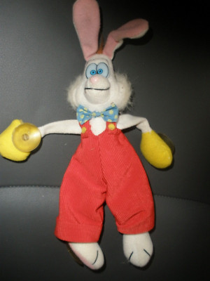 Vintage Roger Rabbit Window Cling Plush Suction Cup Hands And Feet 10 ...