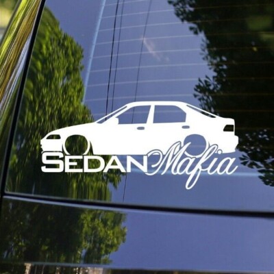 Lowered SEDAN MAFIA car sticker - for For Honda Civic EG / EH Sedan B34 ...