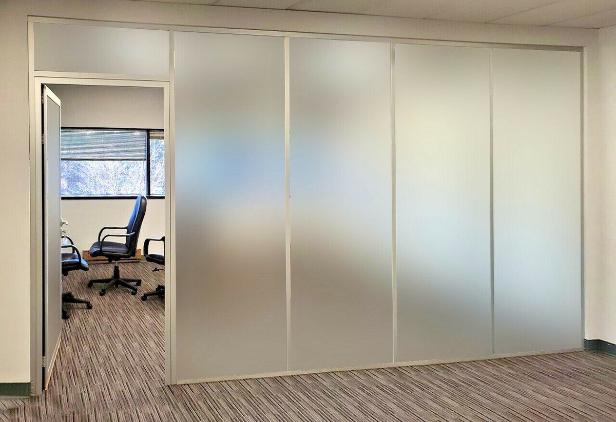 Frosted Glass Partitions