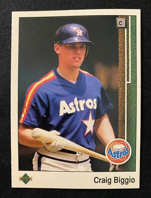 1989 Upper Deck Craig Biggio RC Rookie #273 Astros HoF | eBay