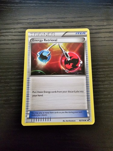 Energy Retrieval - Black & White: Base Set (92/114) - LP - Uncommon ...