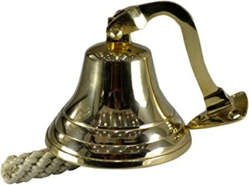 Titanic Bell Brass Doorbell Small Bell US Navy Clock Indian Bells ...