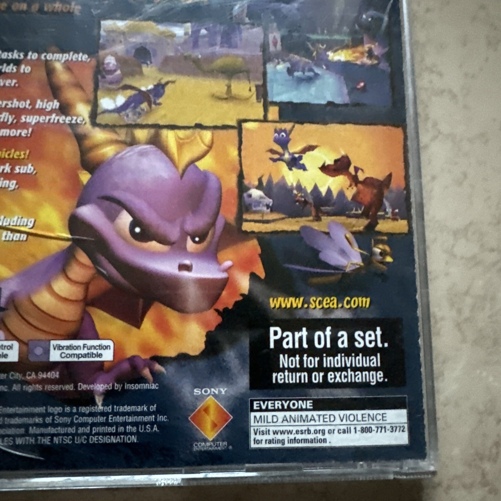 Spyro Ripto's Rage (PlayStation 1 PS1, 1999) Collector's Edition Disc ...