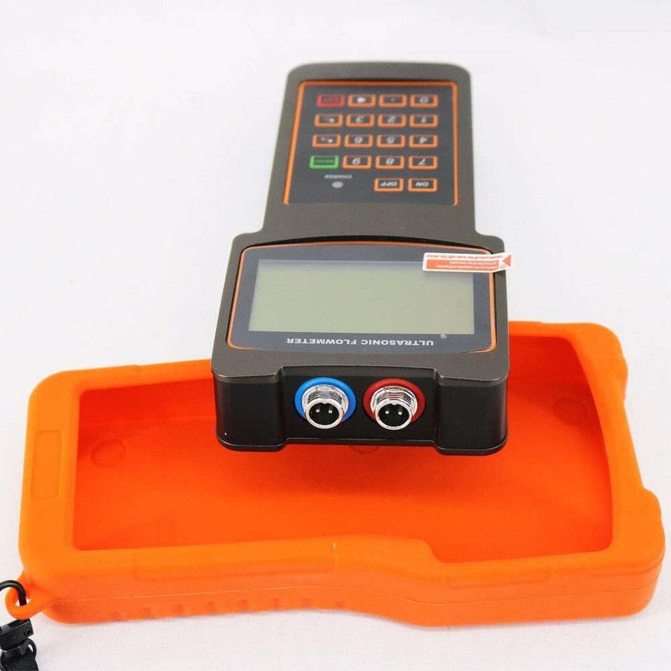 Digital Ultrasonic Flowmeter Flow Meter with TS-2 Transducer Range DN50 ...